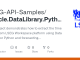 Github Lseg Api Samples Article Datalibrary Python Timeseries