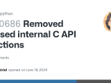 Removed Unused Internal C Api Functions Issue 120686 Python