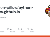 Github Python Pillow Python Pillow Github Io Pillow Website