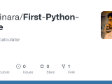 Github D Binara First Python Code Simple Calculator