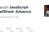 Github Sufyansh Javascript Cheetsheet Advance All Javascript Advance