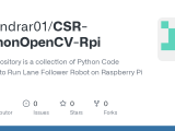 Github Chandrar01 Csr Pythonopencv Rpi This Repository Is A