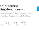 Github Linkedinlearning Learning Functional Programming With