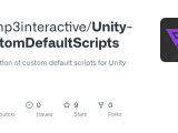 Github Comp3interactive Unity Customdefaultscripts A Collection Of