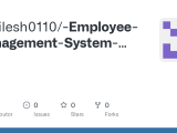 Github Shailesh0110 Employee Management System Python Project Using