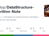 Github Ewdlop Datastructure Algorithm Note Software Hardware For