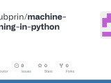 Github Githubprin Machine Learning In Python