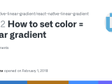 How To Set Color Linear Gradient Issue 262 React Native Linear