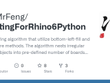 Github Sdmrfeng Nestingforrhino6python An Nesting Algorithm That