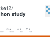 Github Yukke12 Python Study