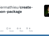 Github Claviermathieu Create Python Package
