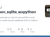 Github Nuin Python Sqlite Wxpython A Short Example On How To Use