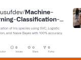 Github Theyusufdev Machine Learning Classification Models