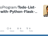 Github Nanoprogram Todo List Api With Python Flask Interactive
