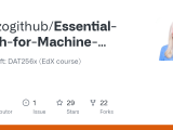 Github Arizzogithub Essential Math For Machine Learning Python