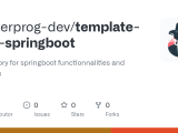 Github Misterprog Dev Template Java Springboot Repository For