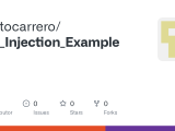 Github Rportocarrero Sql Injection Example