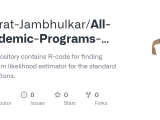 Github Bharat Jambhulkar All Academic Programs Using R Software This