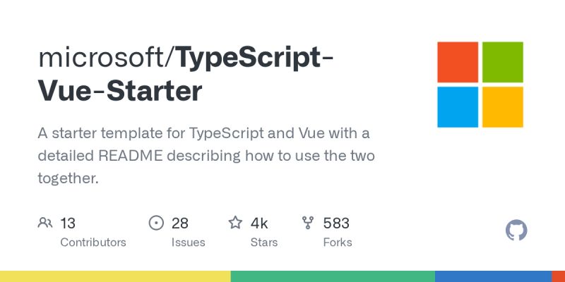 GitHub - microsoft/TypeScript-Vue-Starter: A starter template for ...