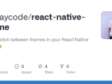 Github Devjaycode React Native Theme Easily Switch Between Themes In