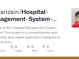 Github Amaanzain Hospital Management System Java Sql Welcome To The