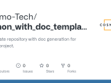 Github Cosmo Tech Python With Doc Template A Template Repository