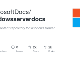 Github Microsoftdocs Windowsserverdocs Public Content Repository For