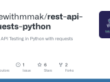 Github Codewithmmak Rest Api Requests Python Restful Api Testing In