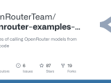 Github Openrouterteam Openrouter Examples Python Examples Of Calling