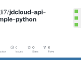 Github Bingli7 Jdcloud Api Example Python