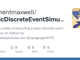 Github Clementmaxwell Basicdiscreteeventsimulation Example Codes Of