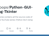 Github Pytroops Python Gui Using Tkinter Repositories Contains All