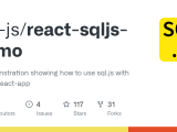 Github Sql Js React Sqljs Demo A Demonstration Showing How To Use