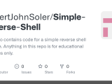 Github Robertjohnsoler Simple Reverse Shell This Repo Contains Code