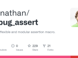 Github Foonathan Debug Assert Simple Flexible And Modular Assertion