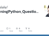 Github Domiviv Learningpython Questionnaire