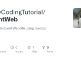 Github Easycodingtutorial Eventweb Complete Event Website Using React Js
