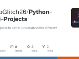 Github Loopglitch26 Python Mini Projects Mini Projects To Better