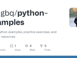 Github Tungbq Python Examples Set Of Python Examples Practice