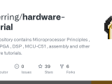 Github Timerring Hardware Tutorial The Repository Contains