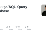 Github Frankkga Sql Query Database