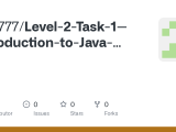 Github Ifoo777 Level 2 Task 1 Introduction To Java Programming I