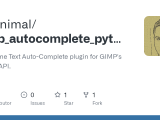 Github Civanimal Gimp Autocomplete Python A Sublime Text Auto
