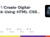Create Digital Clock Using Html Css Javascript Index Html At Main