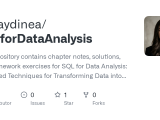 Github Edaaydinea Sqlfordataanalysis This Repository Contains