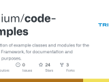 Github Tridium Code Samples A Collection Of Example Classes And