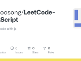 Github Loghoosong Leetcode Javascript My Leetcode With Js