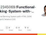 Github 01312345069 Functional Banking System With Html Dom Javascript