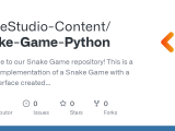 Github Codestudio Content Snake Game Python Welcome To Our Snake