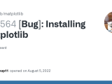 Bug Installing Matplotlib Issue 23564 Matplotlib Matplotlib
